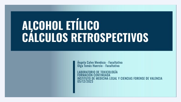Cálculo De Tasa De Alcoholemia Según Tipo Y Cantidad De Alcohol. – PCETSK