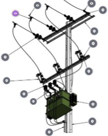 MONTAJE TRANSFORMADOR EN POSTE