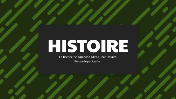 Présentation Histoire