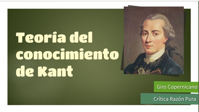Teoría del conocimiento de Kant