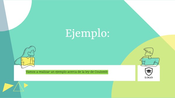 Ejemplo de la ley de coulomb