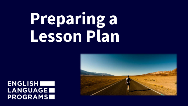 Preparing A Lesson Plan 