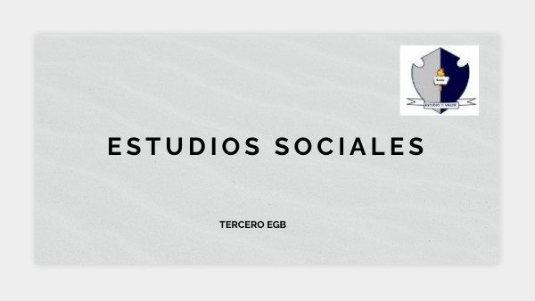 ESTUDIOS SOCIALES