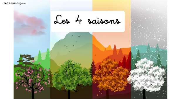 Les 4 saisons by Justine DEL FABBRO on Genially