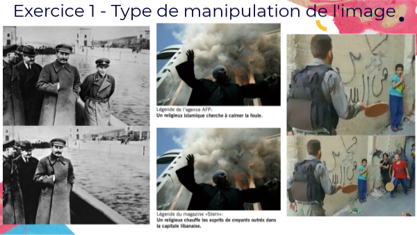 Exercice 1 - type de manipulation de l'image