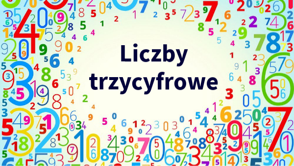 Liczby trzycyfrowe