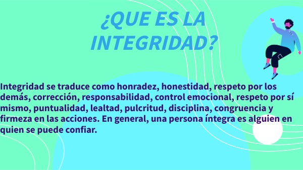 PRESENTACION DE LA INTEGRIDAD