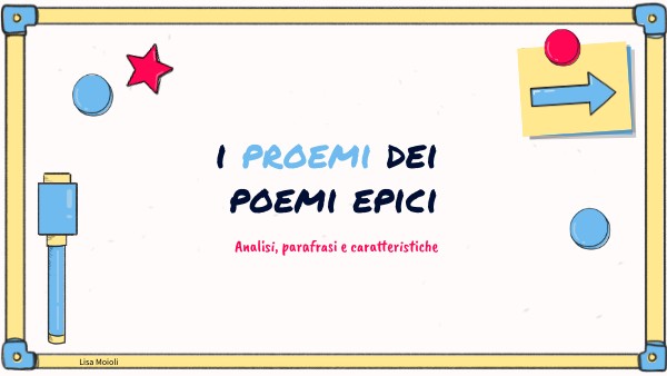 I PROEMI DEI POEMI EPICI