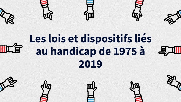 Le handicap: les lois