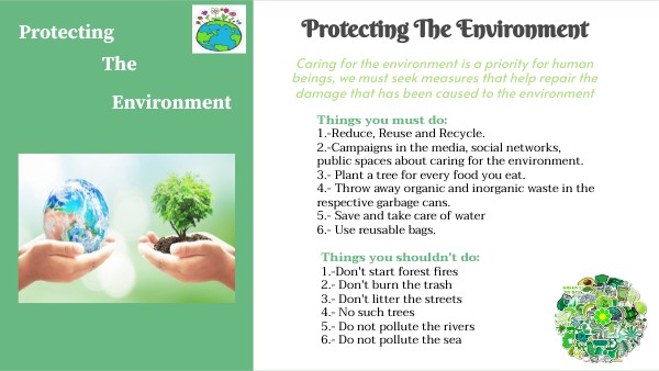 Protecting The Environment