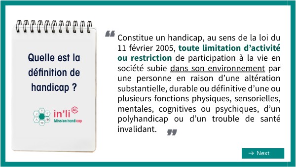 Définition Handicap