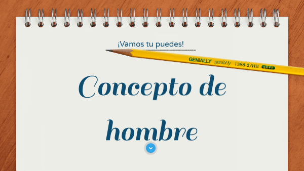 Concepto de hombre