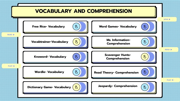 Vocabulary and Comprehension Practice