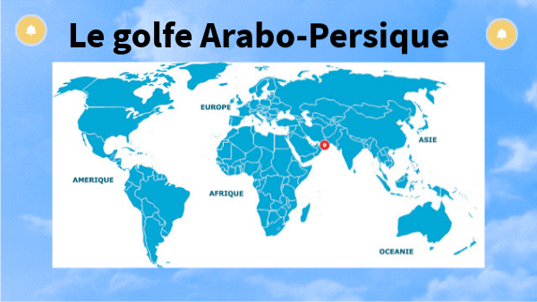 Le golfe Arabo-Persique