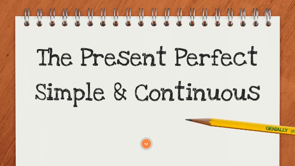 The Present Perfect Simple Continuous