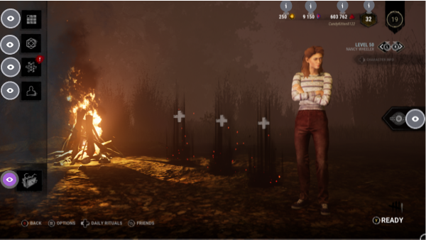 Dead By Daylight Menu Navigation
