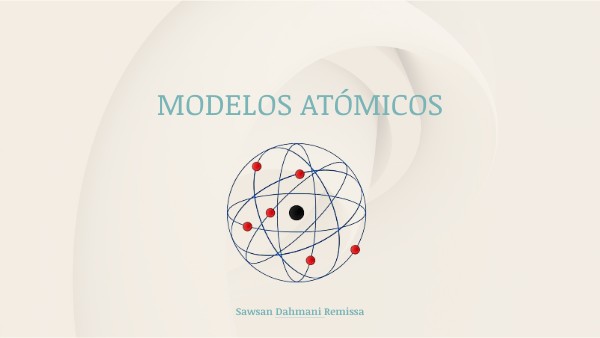Modelos atómicos