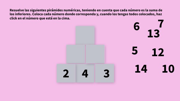 Pirámides numéricas