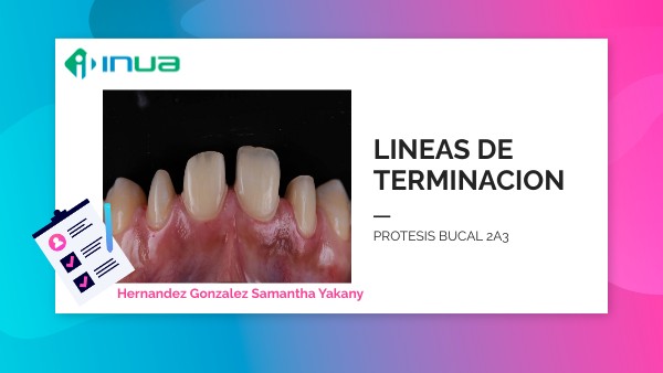 Lineas de terminacion