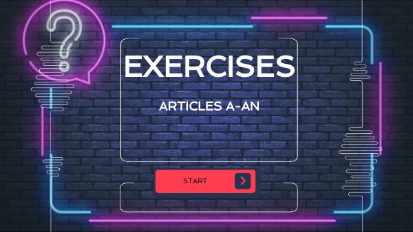 Exercices articles a-an