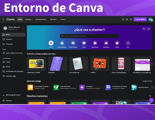 Entorno de Canva