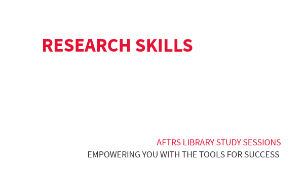 RESEARCH SKILLS