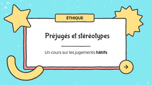 Préjugés stéréotypes