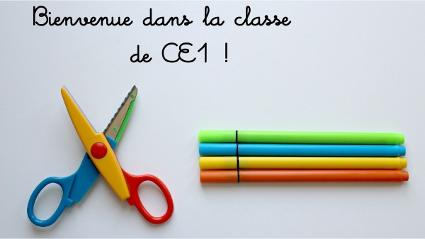 Bienvenue en CE1
