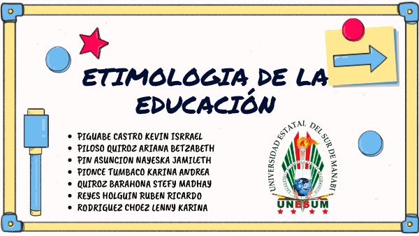 Etimología de la educación