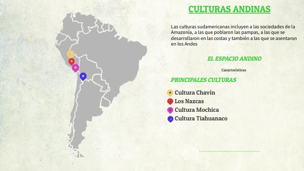 CULTURAS ANDINAS