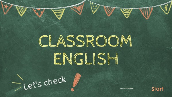 Classroom English
