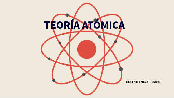 TEMA 2 : TEORÍA ATÓMICA