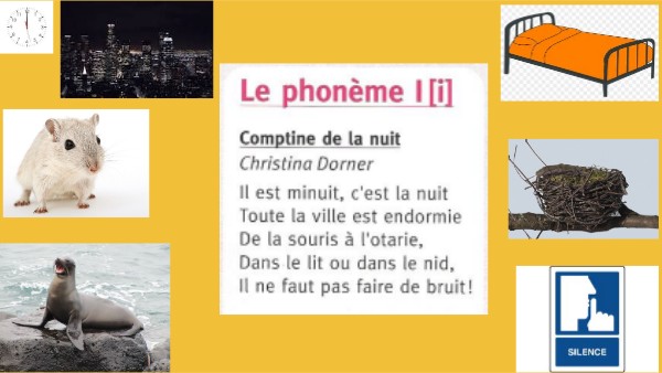 Phonologie - le son i