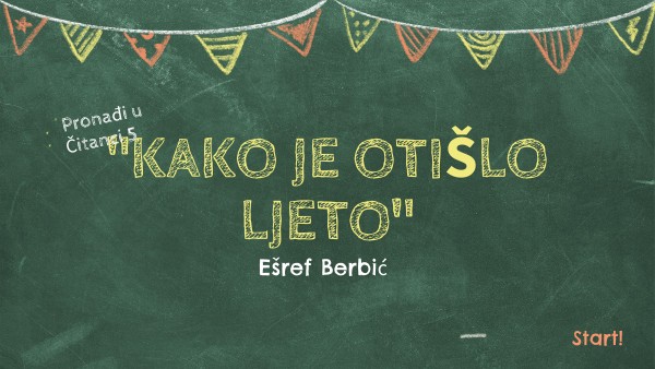Kako je otišlo ljeto Ešref Berbič