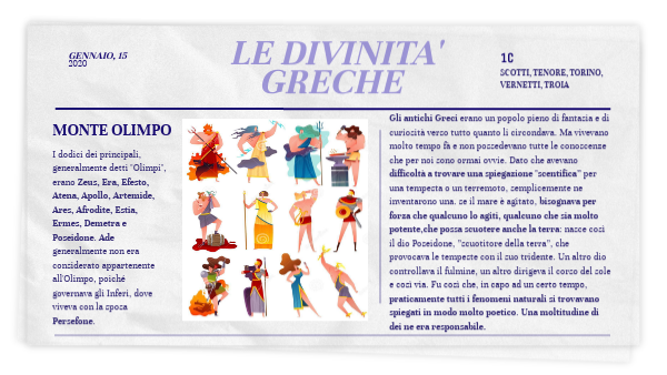 Divinità Greche