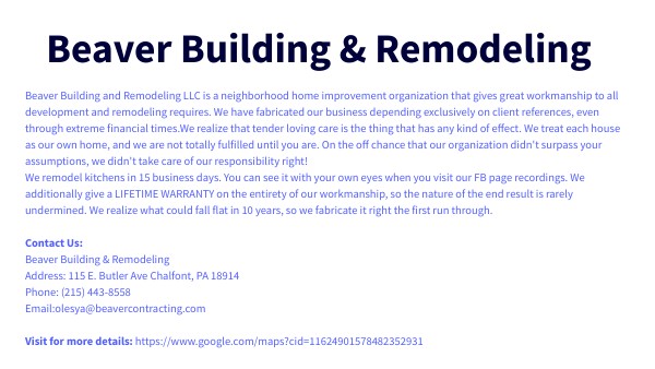Beaver Building & Remodeling