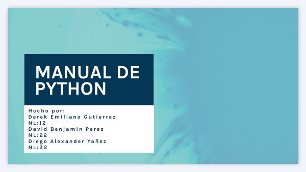 Manual de Python