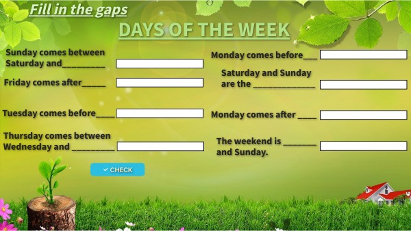 Days of the week_Quiz