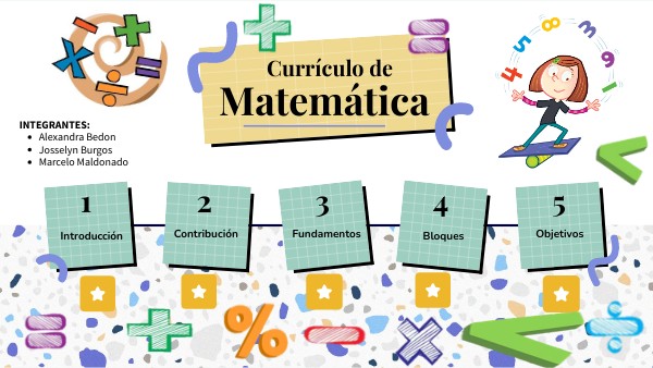 currículo de matemática