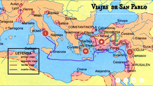 Los viajes de San Pablo