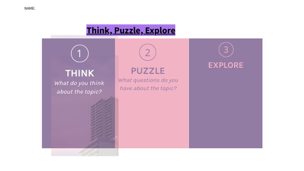 Think, Puzzle, Explore