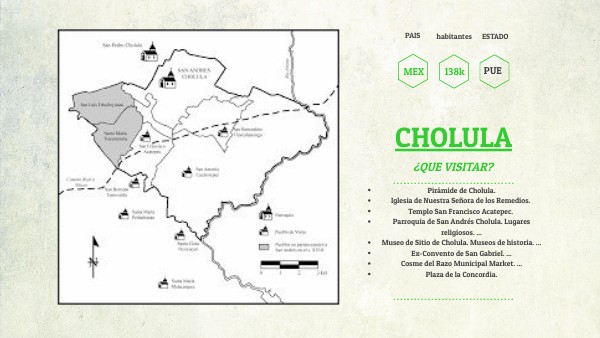 MAPA CHOLULA