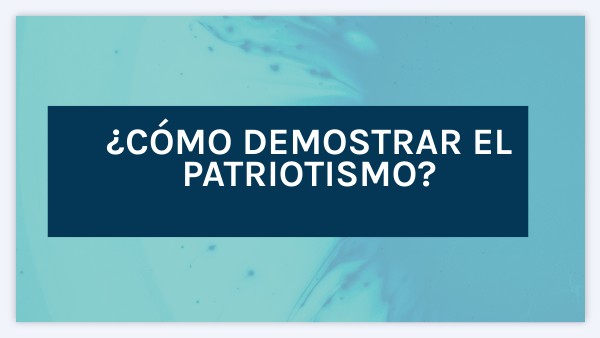 Patriotismo