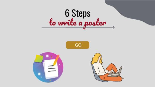 6 steps to write a poster