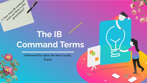 The IB Command Terms
