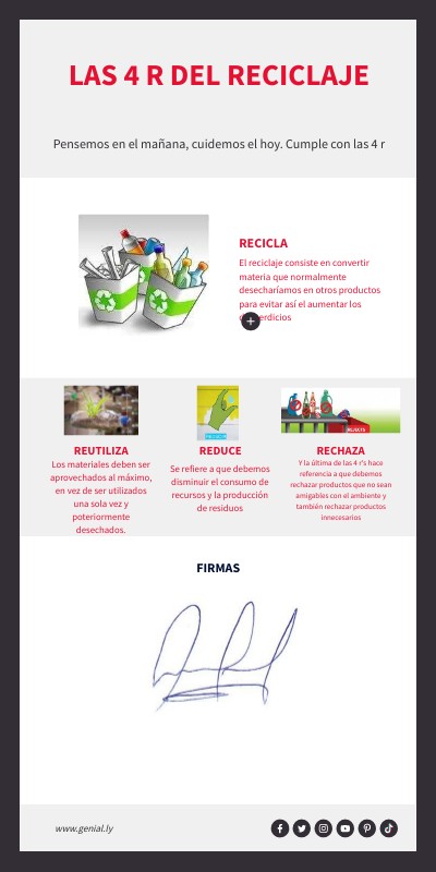 LAS 4 R DEL RECICLAJE