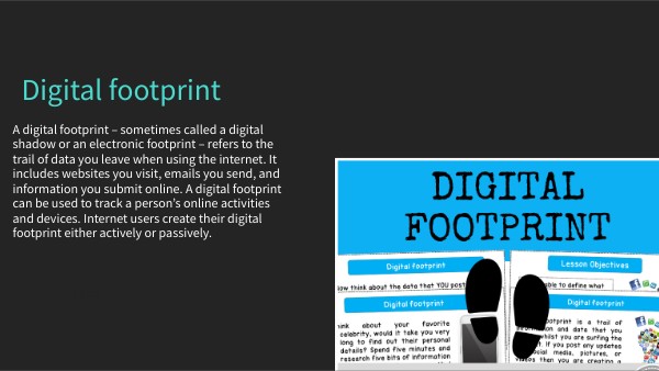DIGITAL FOOTPRINT PRESENTATION