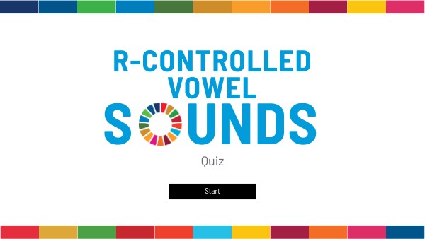 R-Controlled vowel sounds matching quiz