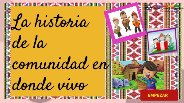 LA HISTORIA DE LA COMUNIDAD EN DONDE VIVO