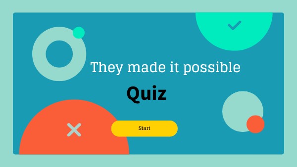 3ème - They made it possible QUIZ